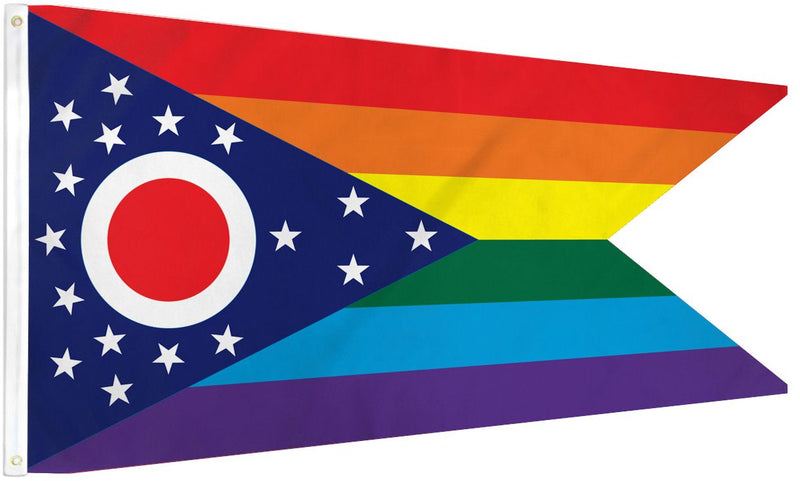 Ohio (Rainbow) Flag – FlagsMart